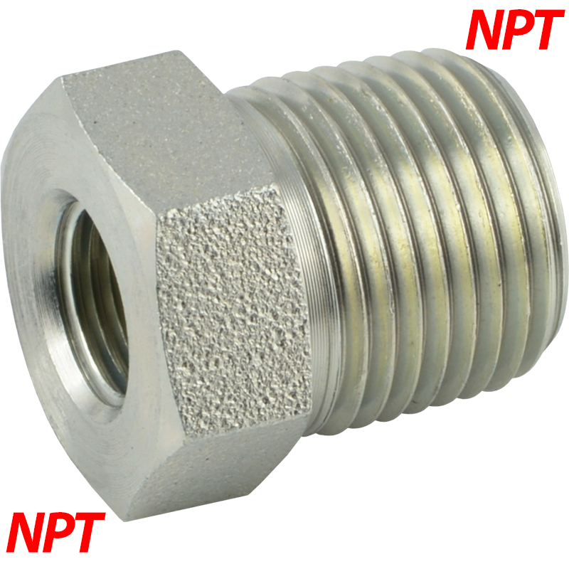 Reduziernippel mit NPT-Gewinde, bis 275 bar | Fittingteile.de