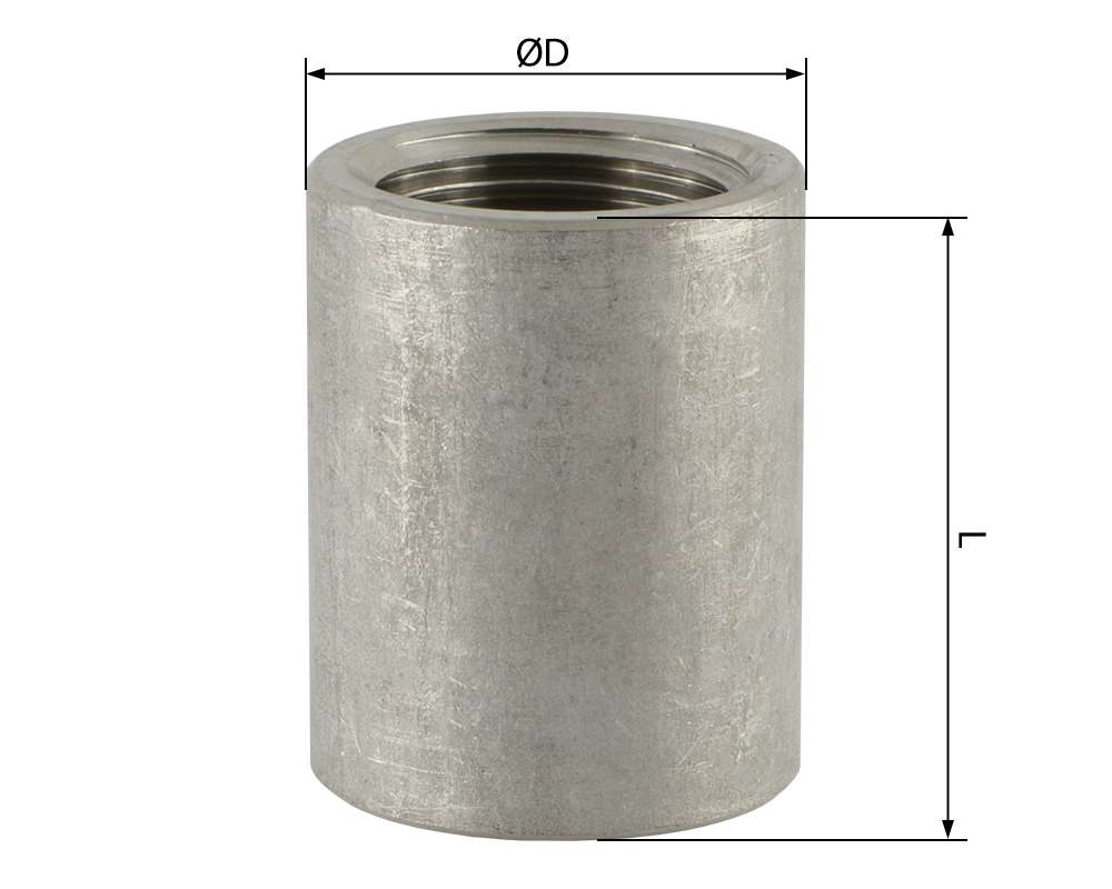 Muffen zum Anschweißen (EN 10241 / DIN 2986) | Fittingteile.de